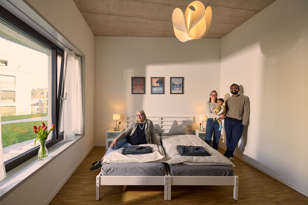 Zimmer frei – mitten im Quartier - magazin+ - abl.ch